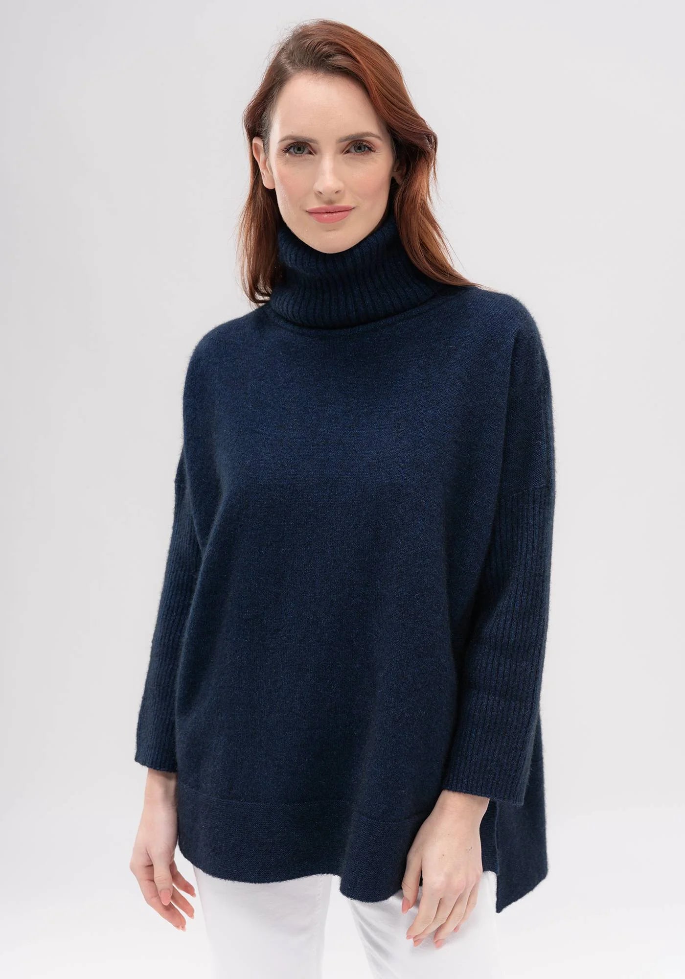 Audra Cape Sweater in Zephyr | Merinomink – Sarah Thomson
