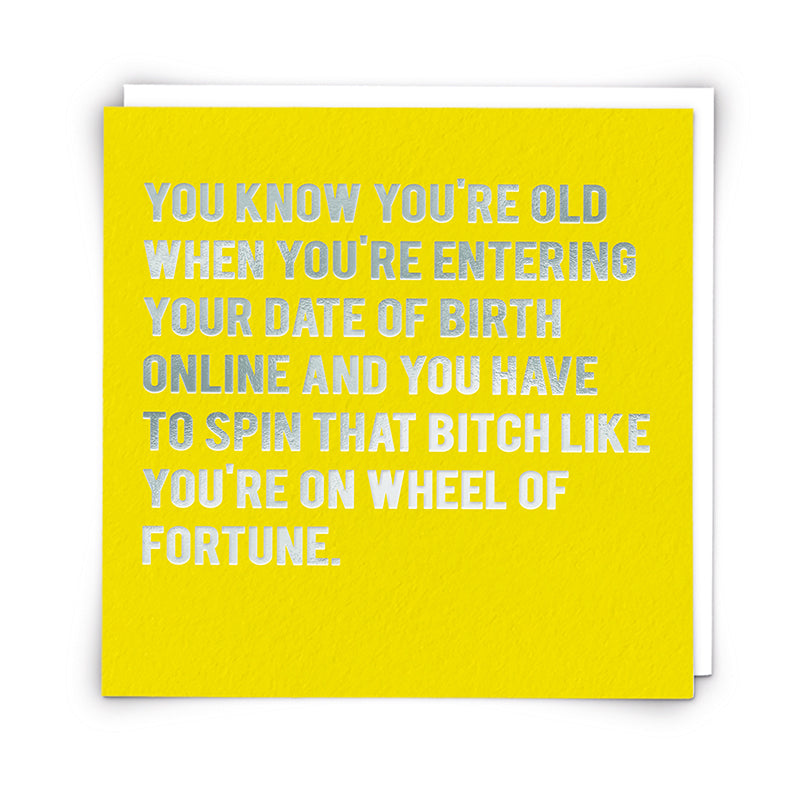 'Wheel Of Fortune' Card | Redback – Sarah Thomson