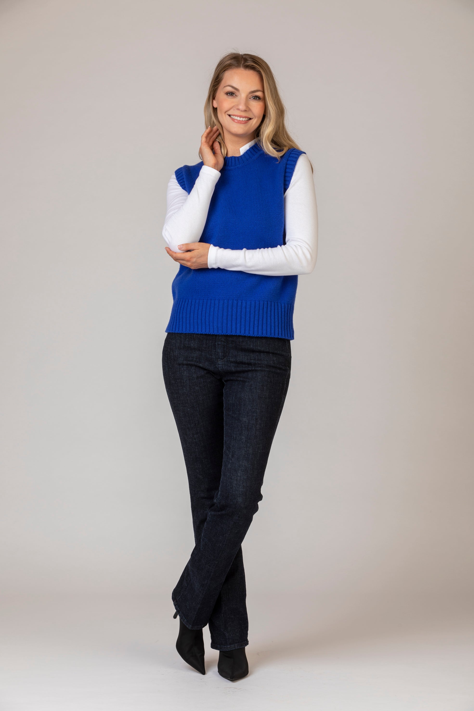 NEW Geelong Wool Tank Top | Sarah Thomson Knitwear