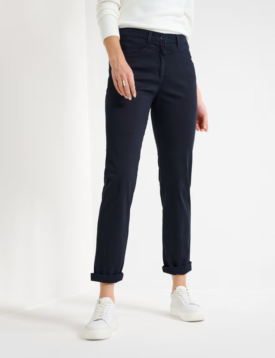 Laura New Navy Trousers | Brax – Sarah Thomson