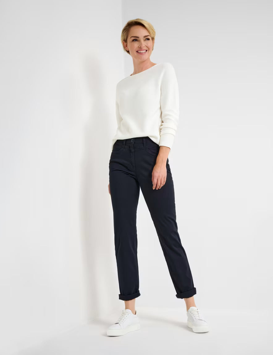 Laura New Navy Trousers | Brax – Sarah Thomson