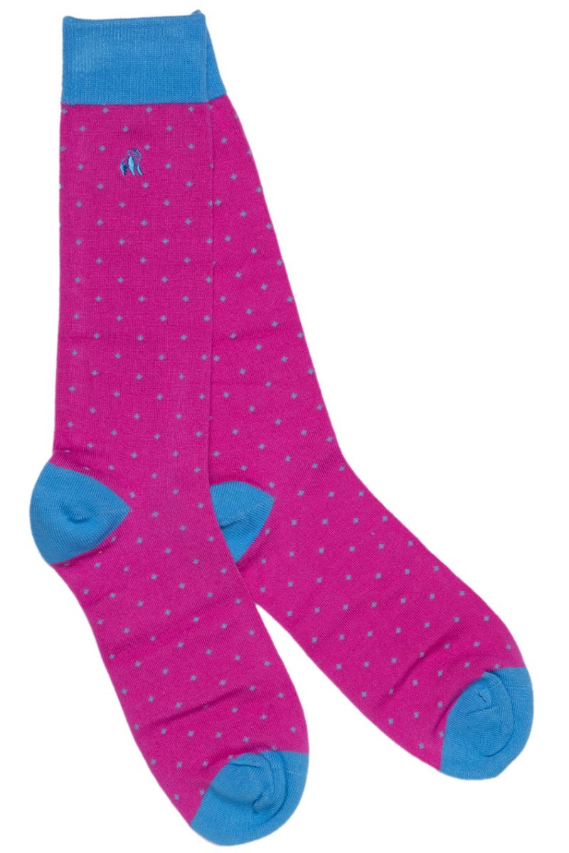Mens Spotted Bamboo Socks | Swole Panda | Sarah Thomson